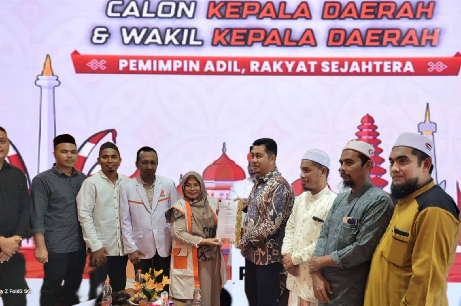 PKS Resmi Serahkan Rekomendasi untuk DR. Firman Dandy dan Tgk. Muchtar ...